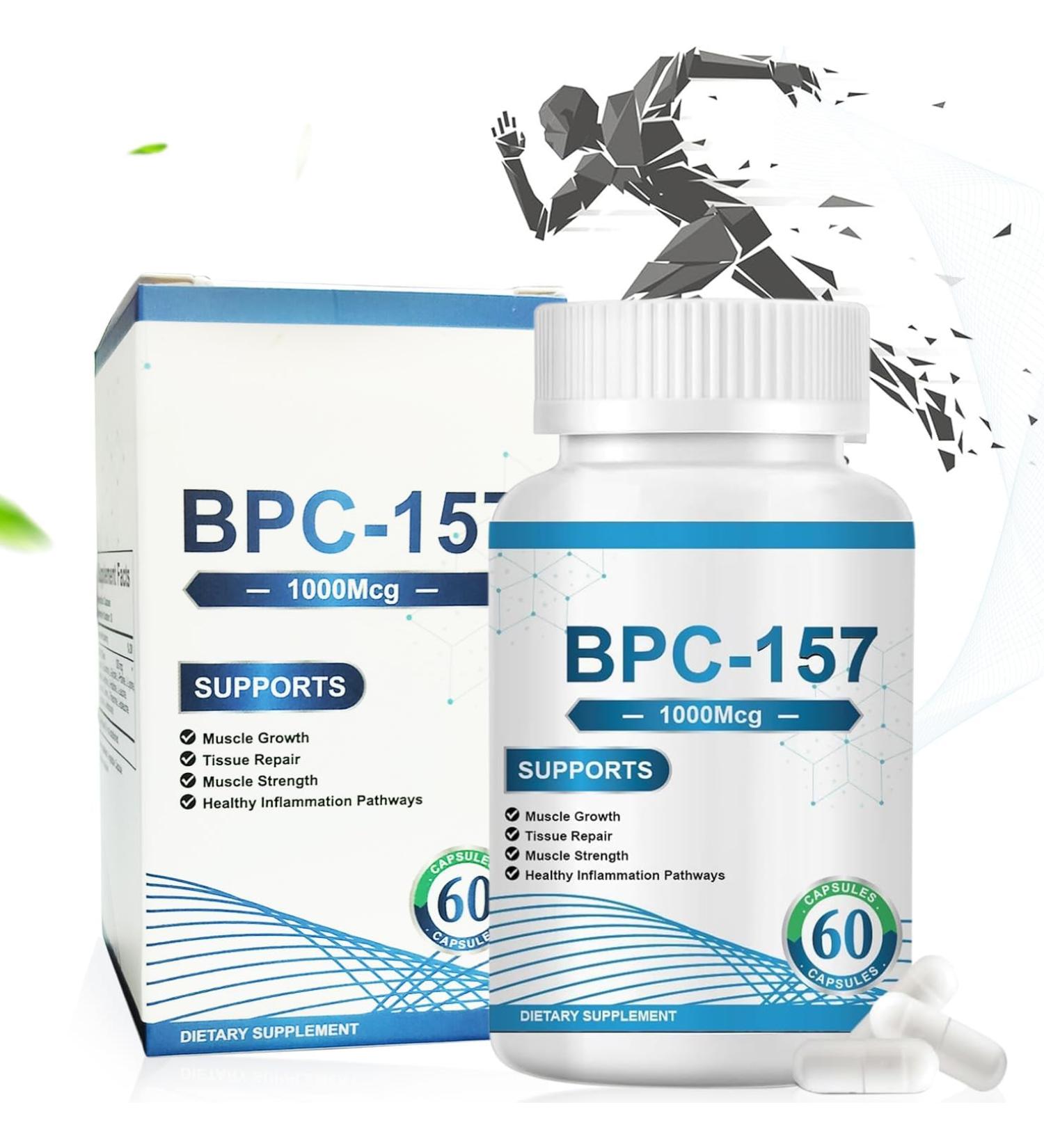 BPC -157 Peptide Capsule 1000mcg - 60 Capsules | Buy Now with Express ...