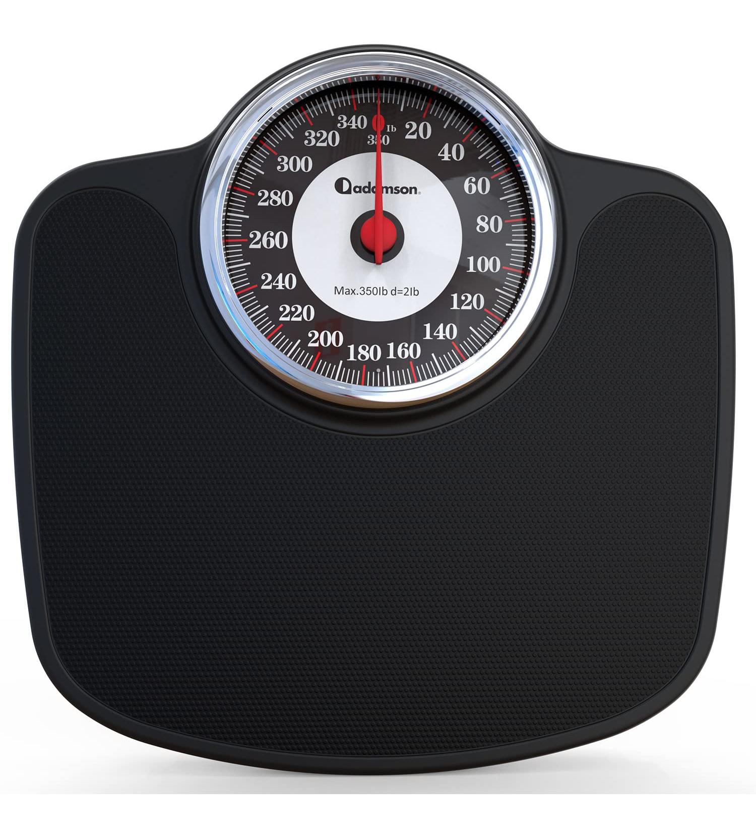 Anti-skid Scale Surface Adamson A22 Analog Bathroom Scale - 260lb ...