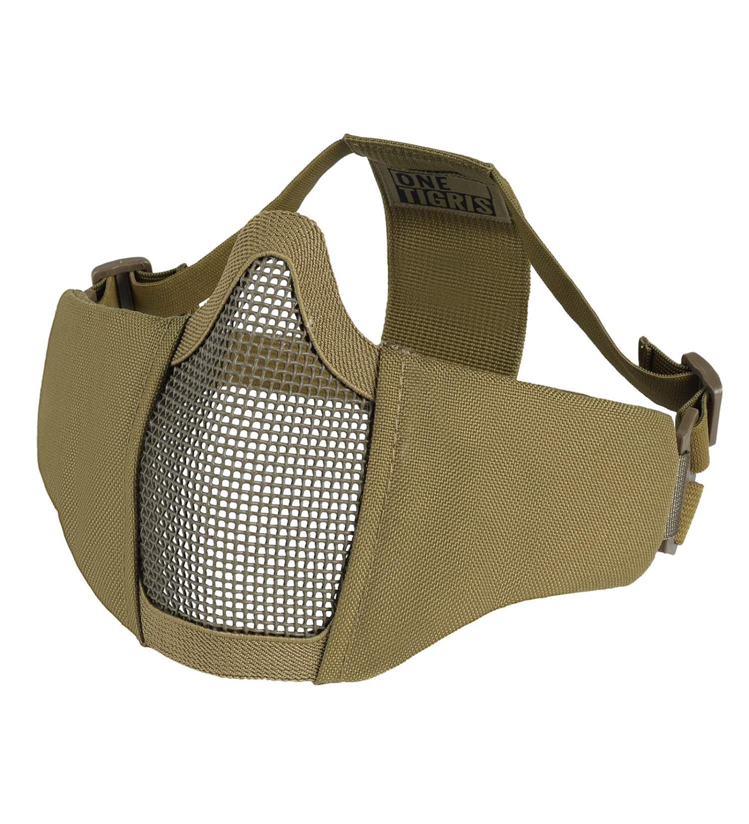 Small Face Airsoft Protection OneTigris Tactical Half Face Mask ...