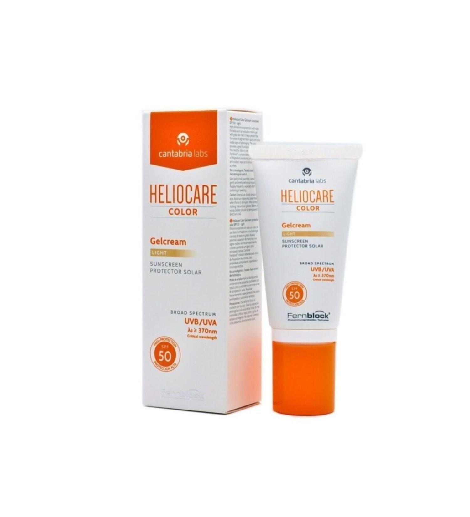 Heliocare Color Gelcream Light Tinted Sun Cream Spf 50 50 Ml | Buy Now ...