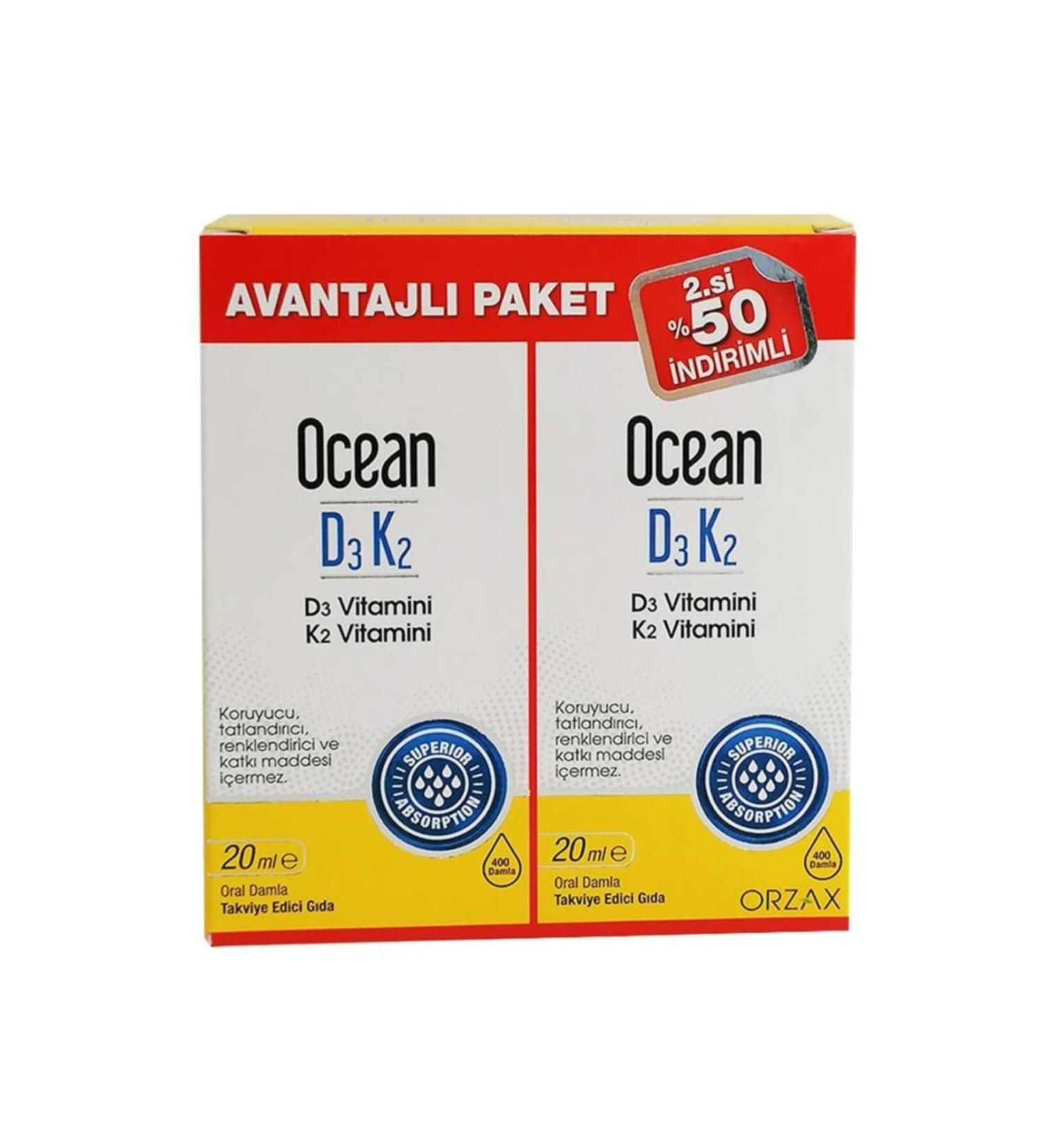 Ocean Ocean D3 K2 20 Ml Supplementary Food Advantageous Package | Buy ...