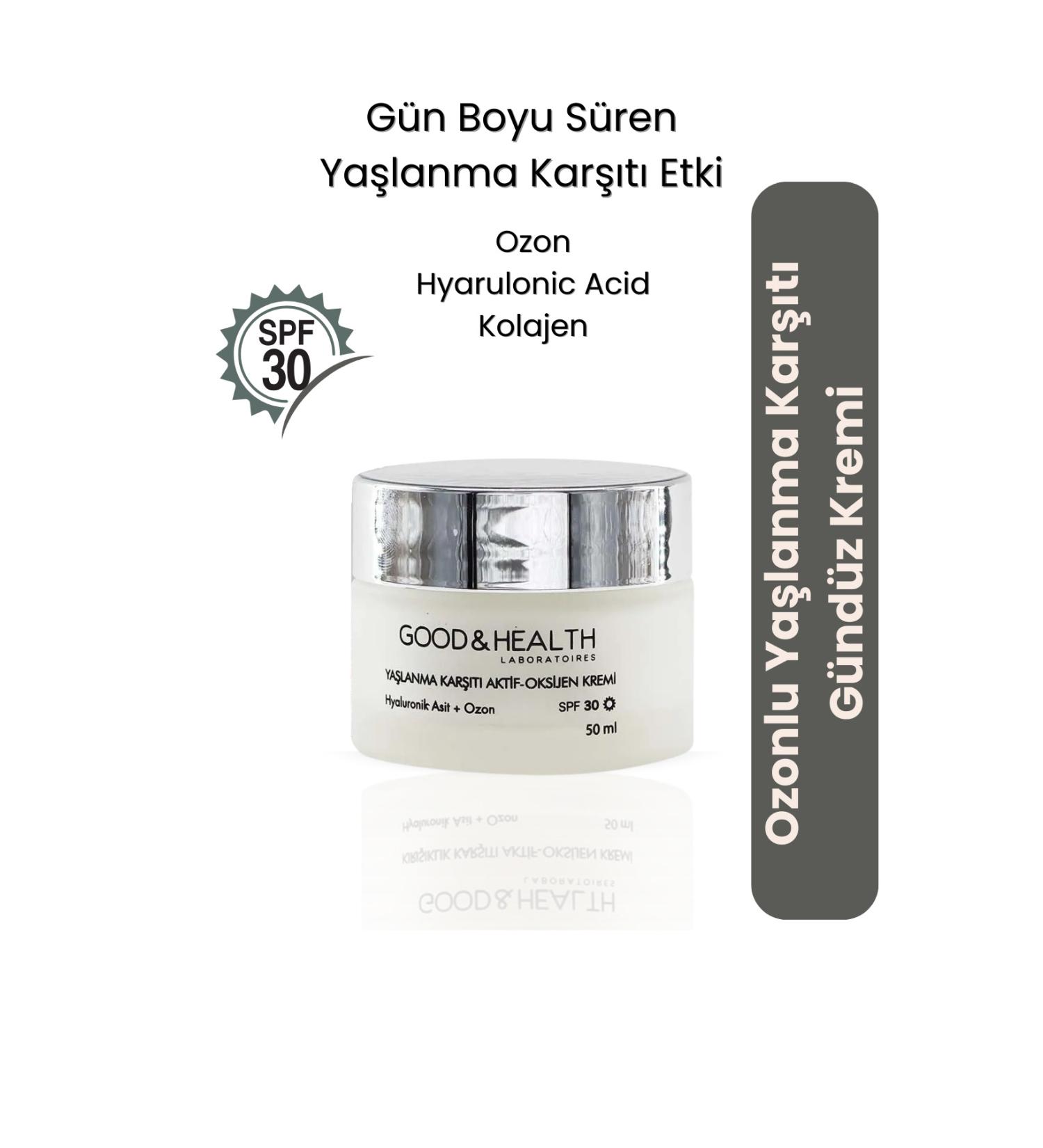 Good & Health Ozone Therapy Anti-Aging 30 Spf Ozone Day Cream 50 ml ...