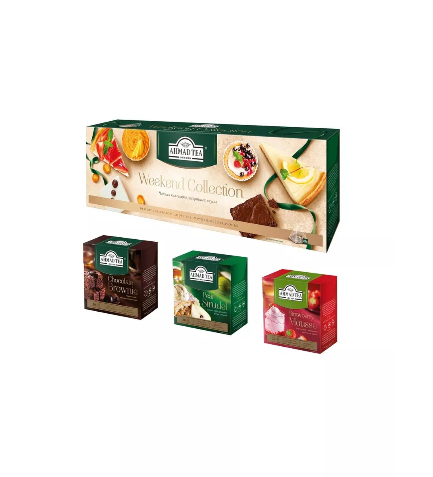 Ahmad Tea "Weekend Collection" 3 taste in pyramids of 20 pcs 1.8 g ...