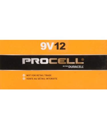 Duracell Procell 9 Volt Batteries, 3-Pound