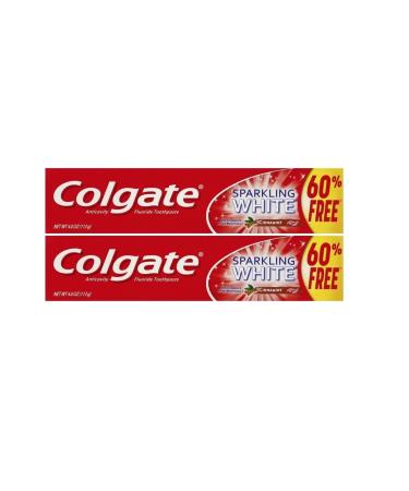 Colgate Sparkling White Cinnamint 4.0oz (2 Pack) Toothpaste - Brighten ...