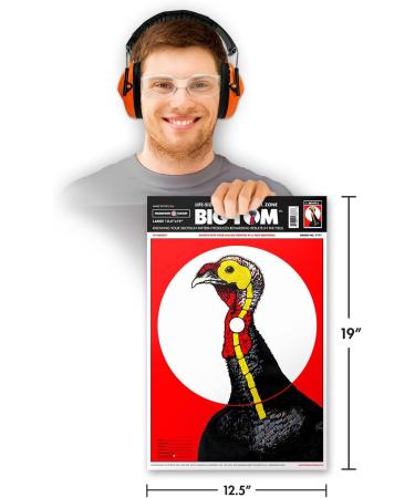10 Pack Life Size Turkey Paper Shotgun Patterning Targets 12.5x19 ...