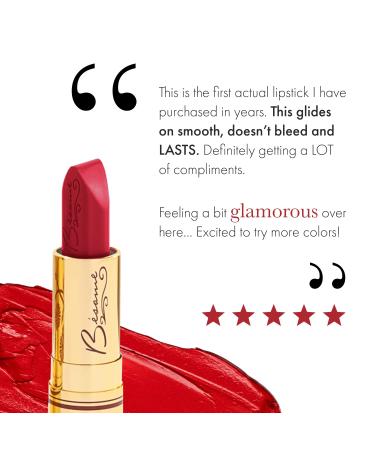BESAME Victory Red Lipstick - 1941 Vintage Shade | Vitamin E ...