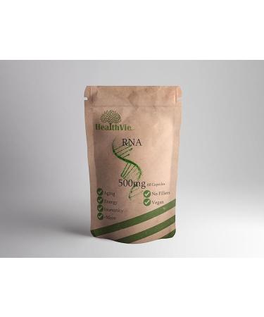 Healthvie RNA - Pure Ribonucleic Acid (RNA) Supplement 500mg 60 Capsules
