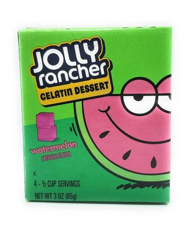 Jolly Rancher Watermelon Gelatin Jello - 4 Boxes | Delicious Treat for ...