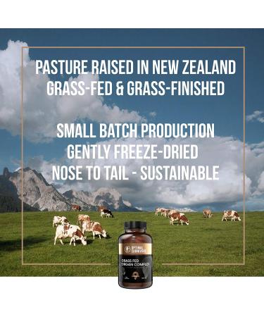 Grassfed Beef Organs Supplement - Organ Complex with Liver, Brain ...